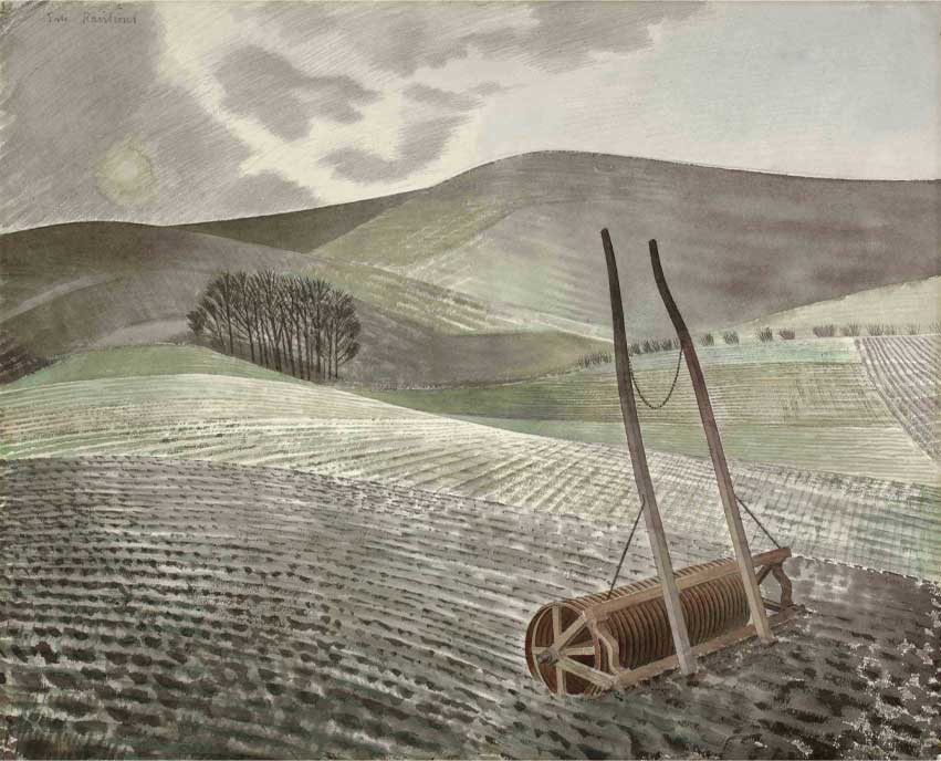 Eric Ravilious 'The Downs in Winter' Greetings Card. - Rather Good Art