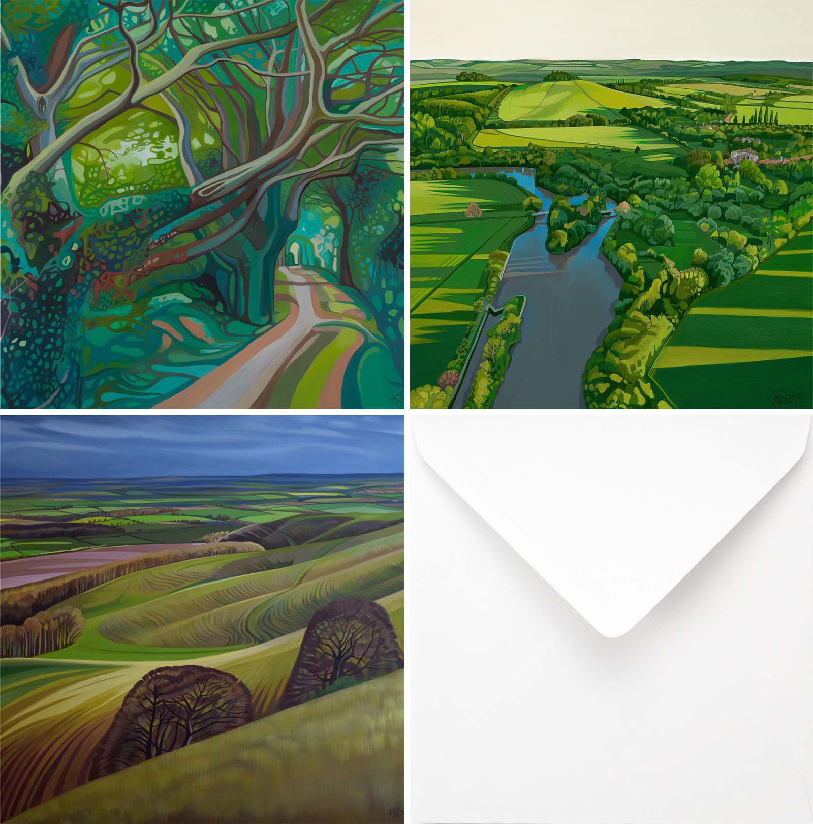 The Anna Dillon 'Hills, Woods and Waterways' Collection. - Rather Good Art