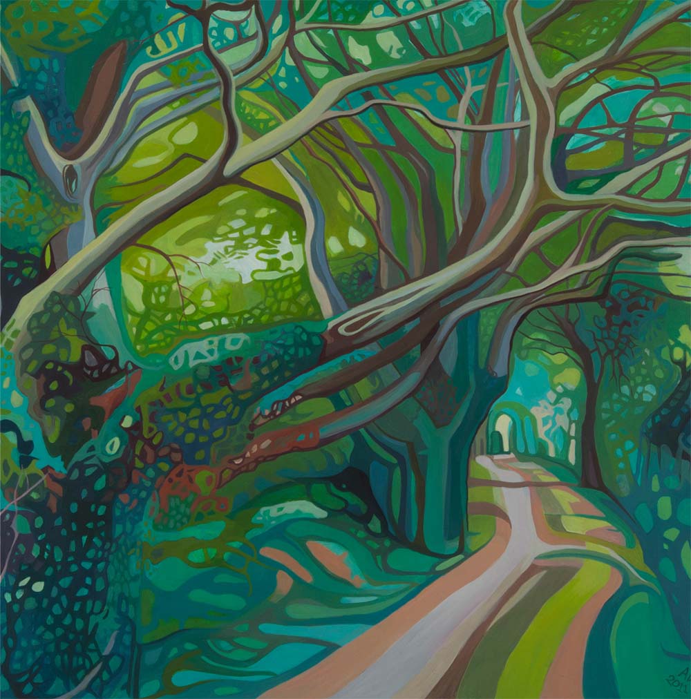 Anna Dillon 'Grim's Ditch' Greetings Card. - Rather Good Art