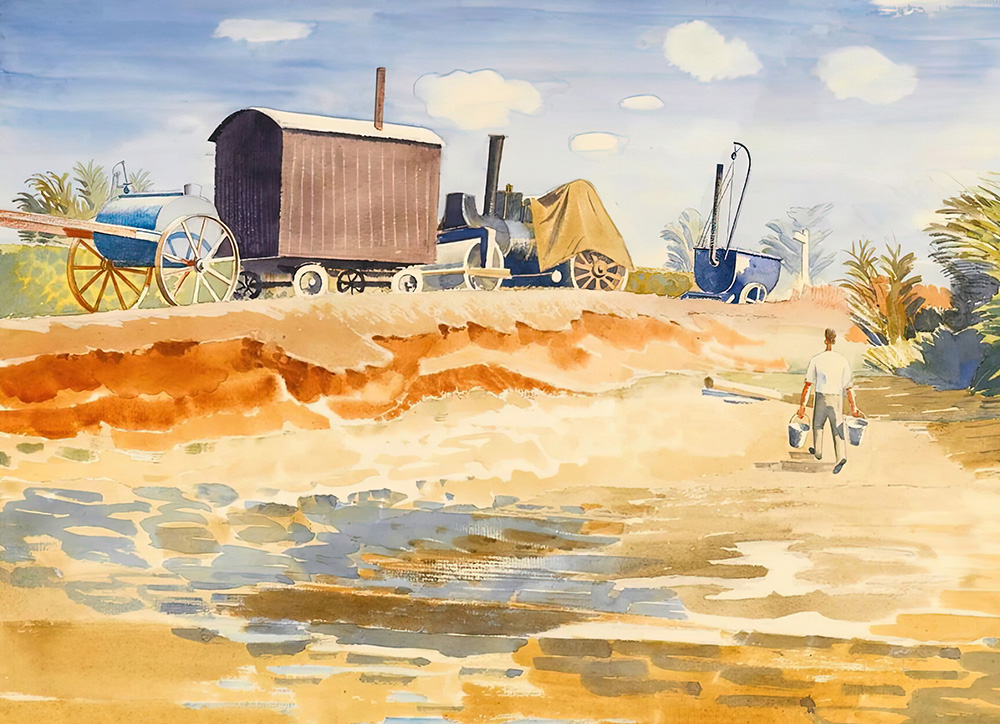 Eric Ravilious ‘Drought' Greetings Card. - Rather Good Art