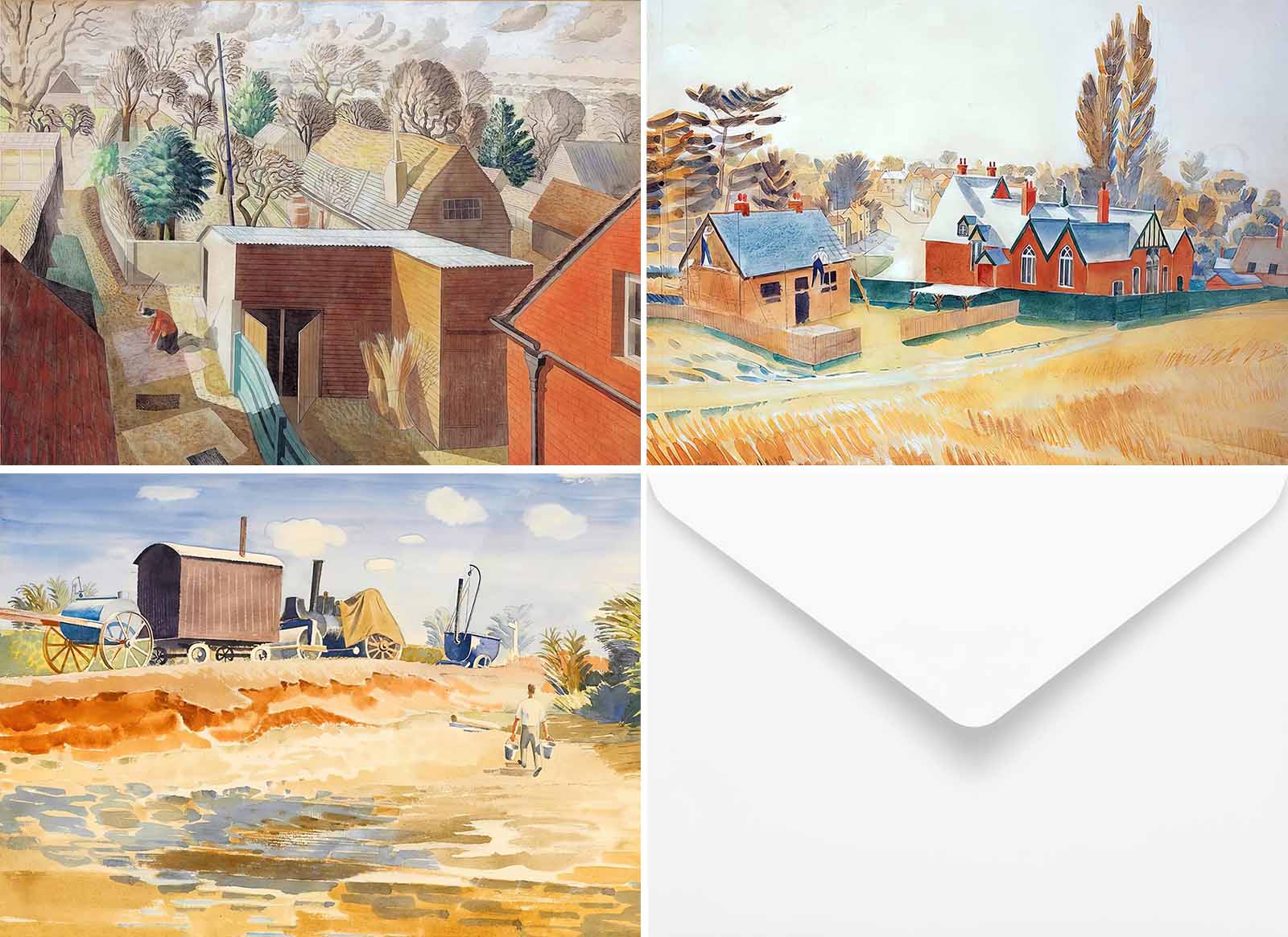 Eric Ravilious 'Village Life' Greetings Card Collection (No. 2 - Great ...